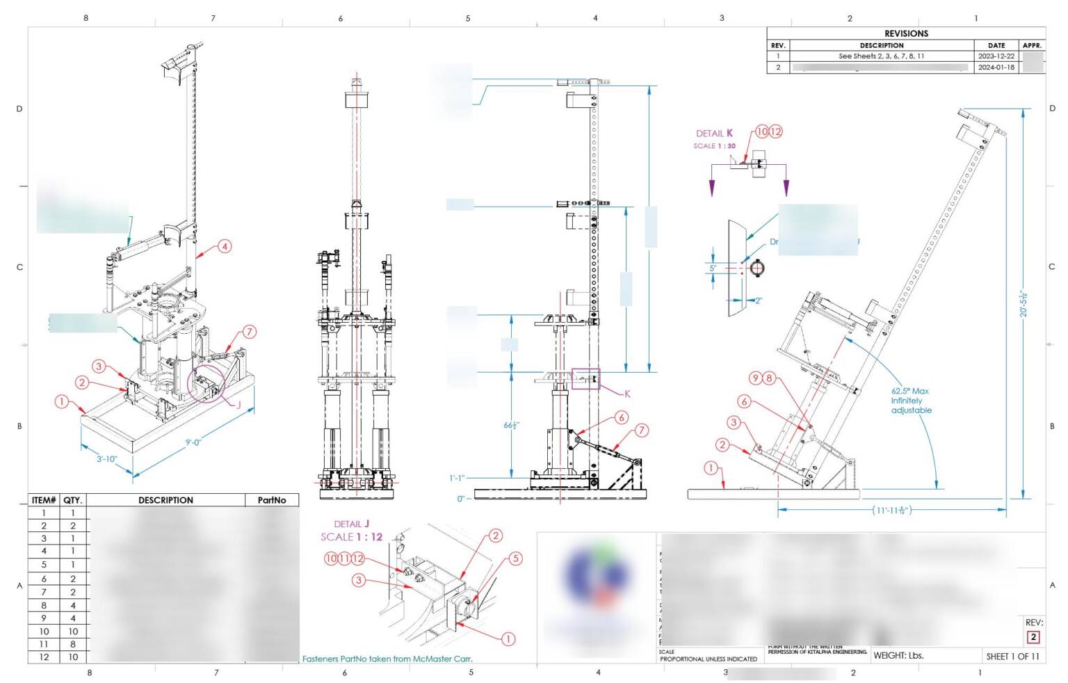 Well Casing Hydraulic Jack Frame – Robust Engineering Services
