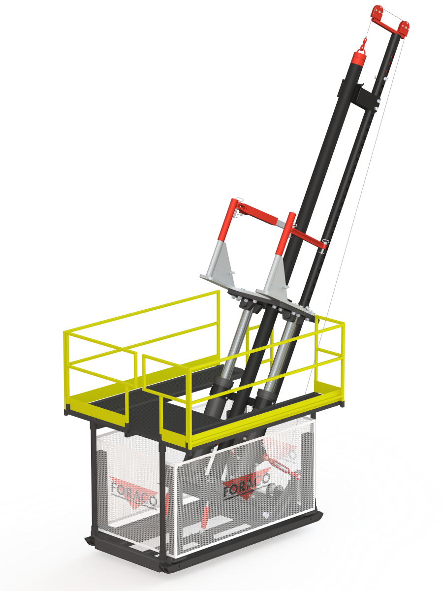 Well Casing Hydraulic Jack Frame – Robust Engineering Services